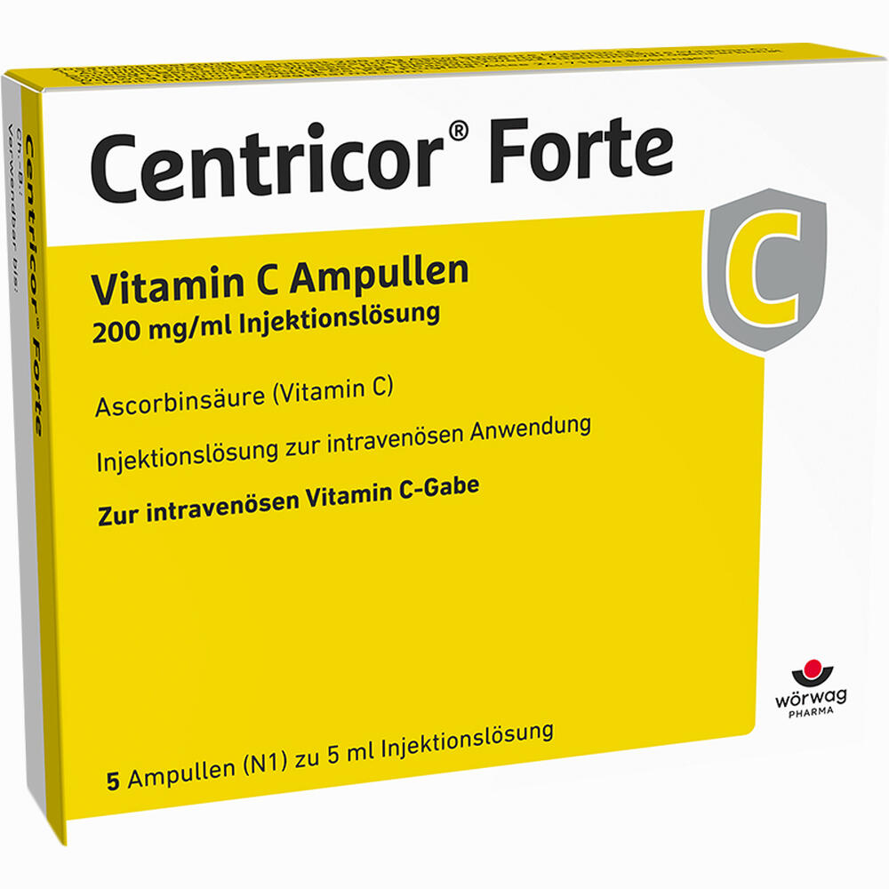 Centricor Forte Vitamin C Durchstechflasche 200mg/Ml Injektionslösung ...