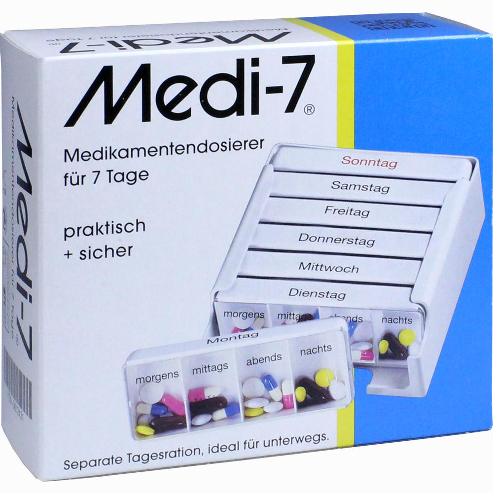 Medi- 7 Medikamentendosierer für 7 Tage 1 Stück – Preisvergleich ab 8 ...