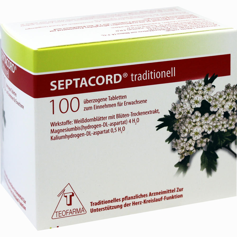 Septacord Traditionell Tabletten » Informationen und Inhaltsstoffe