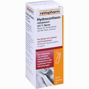 Hydrocortison- Ratiopharm Spray 0.5% 30 ml – Preisvergleich ab 4,87 ...