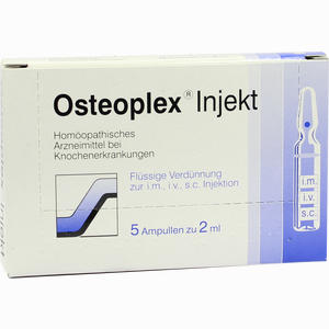 Osteoplex Injekt Ampullen » Informationen und Inhaltsstoffe