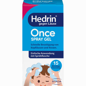 Hedrin Once Spray Gel » Informationen und Inhaltsstoffe