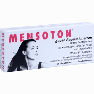 Mensoton gegen Regelschmerzen Filmtabletten » Informationen und ...